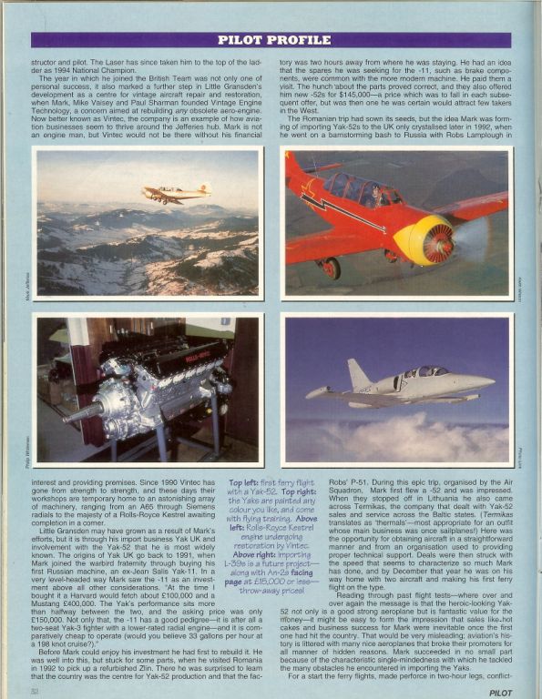 Mark Jefferies – International air display pilot