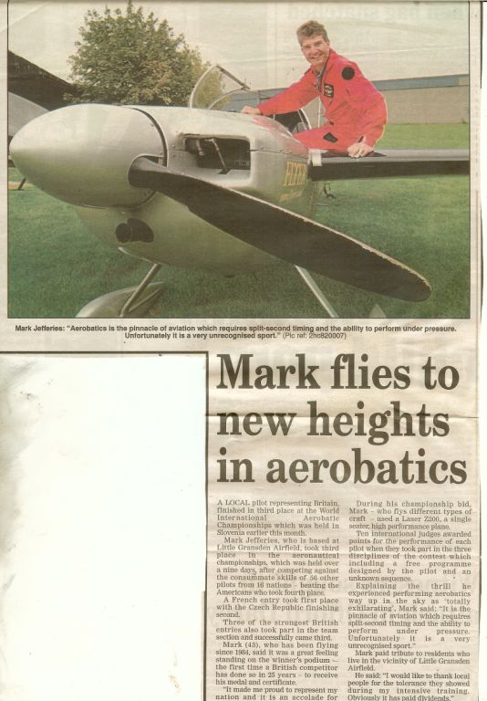 Mark Jefferies – International air display pilot